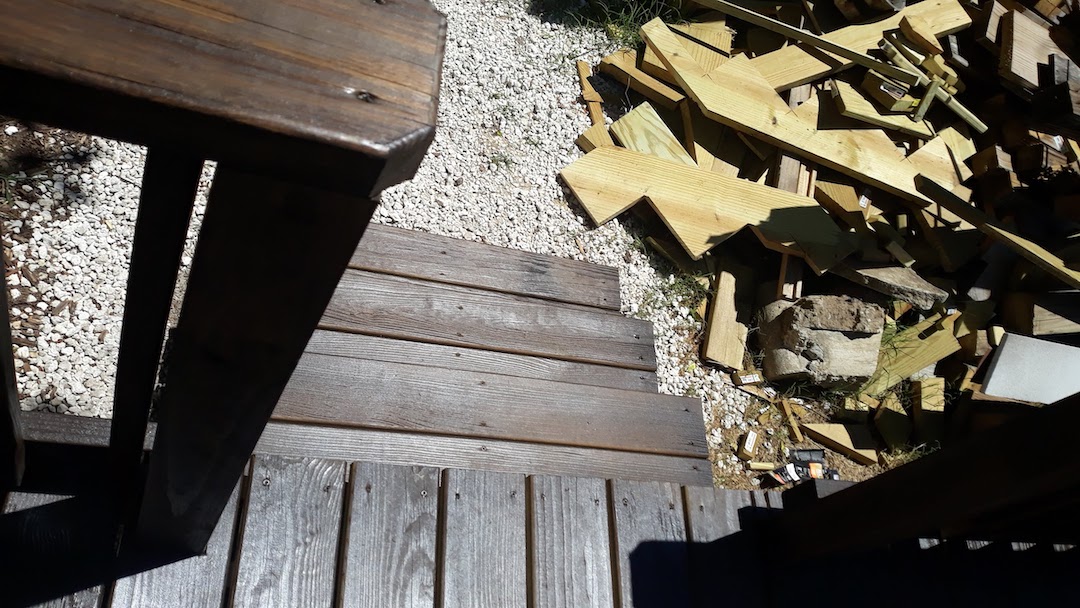 Deck Gone Wrong - Pensacola Junk Removal